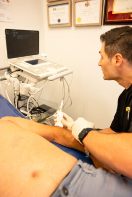 Infiltration sous échographie - Injections PRP et cortisone